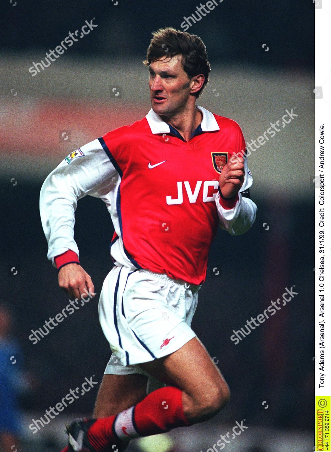 Tony Adams Arsenal Arsenal 10 Chelsea Editorial Stock Photo - Stock ...