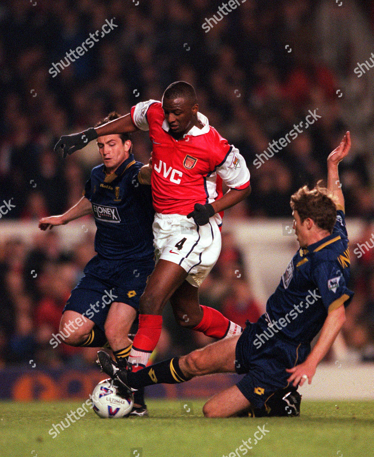 Patrick Vieira Arsenal Stuart Castledine Kenny Editorial Stock Photo ...