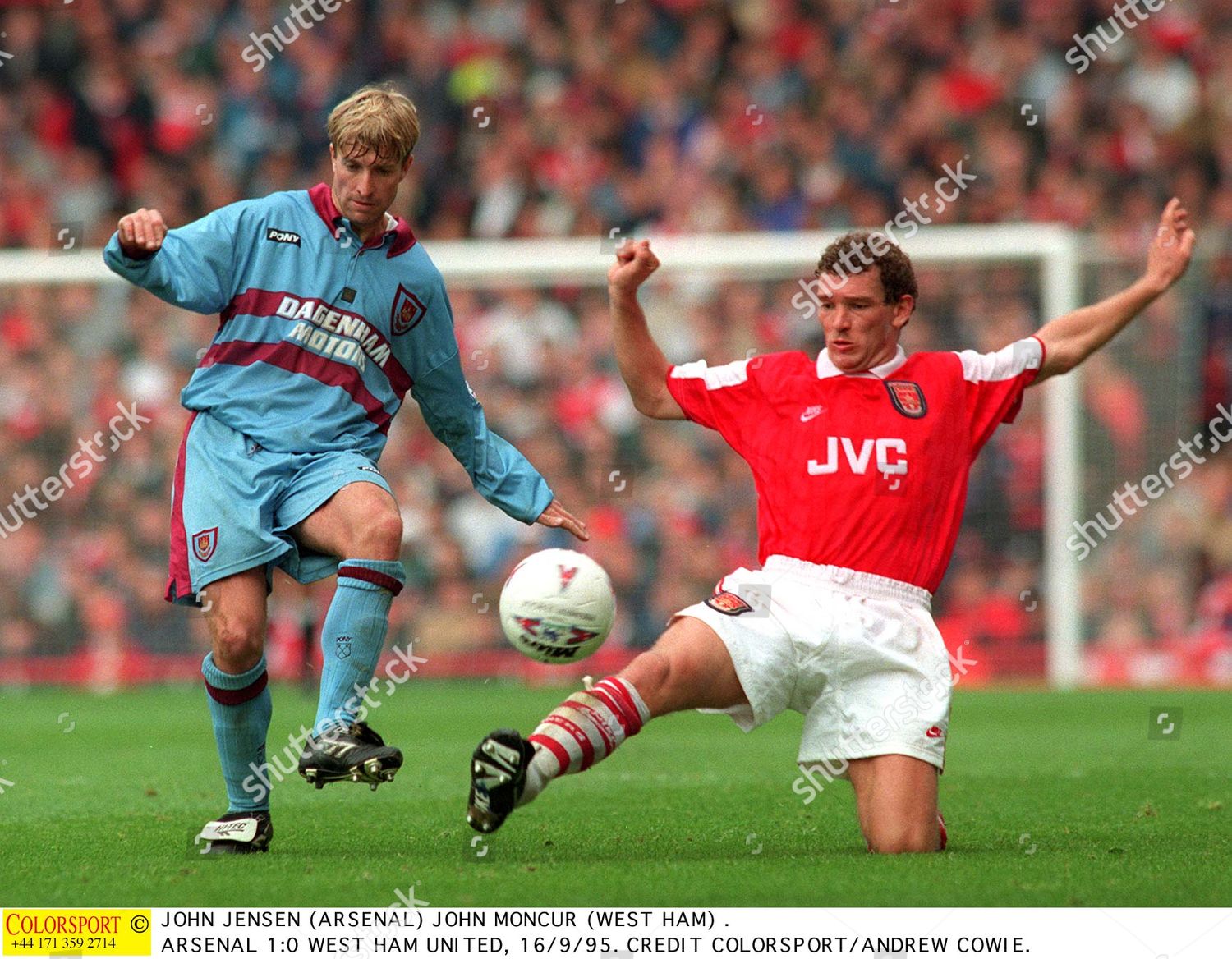 John Jensen Arsenal John Moncur West Editorial Stock Photo - Stock ...