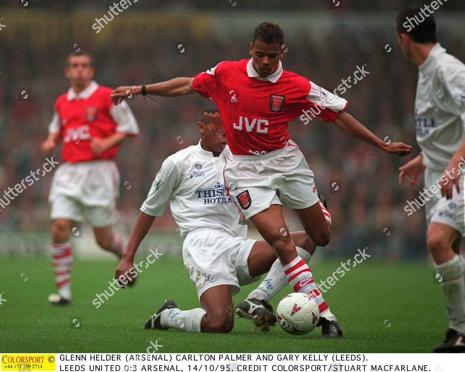 GLENN HELDER ARSENAL CARLTON PALMER GARY Editorial Stock Photo - Stock ...