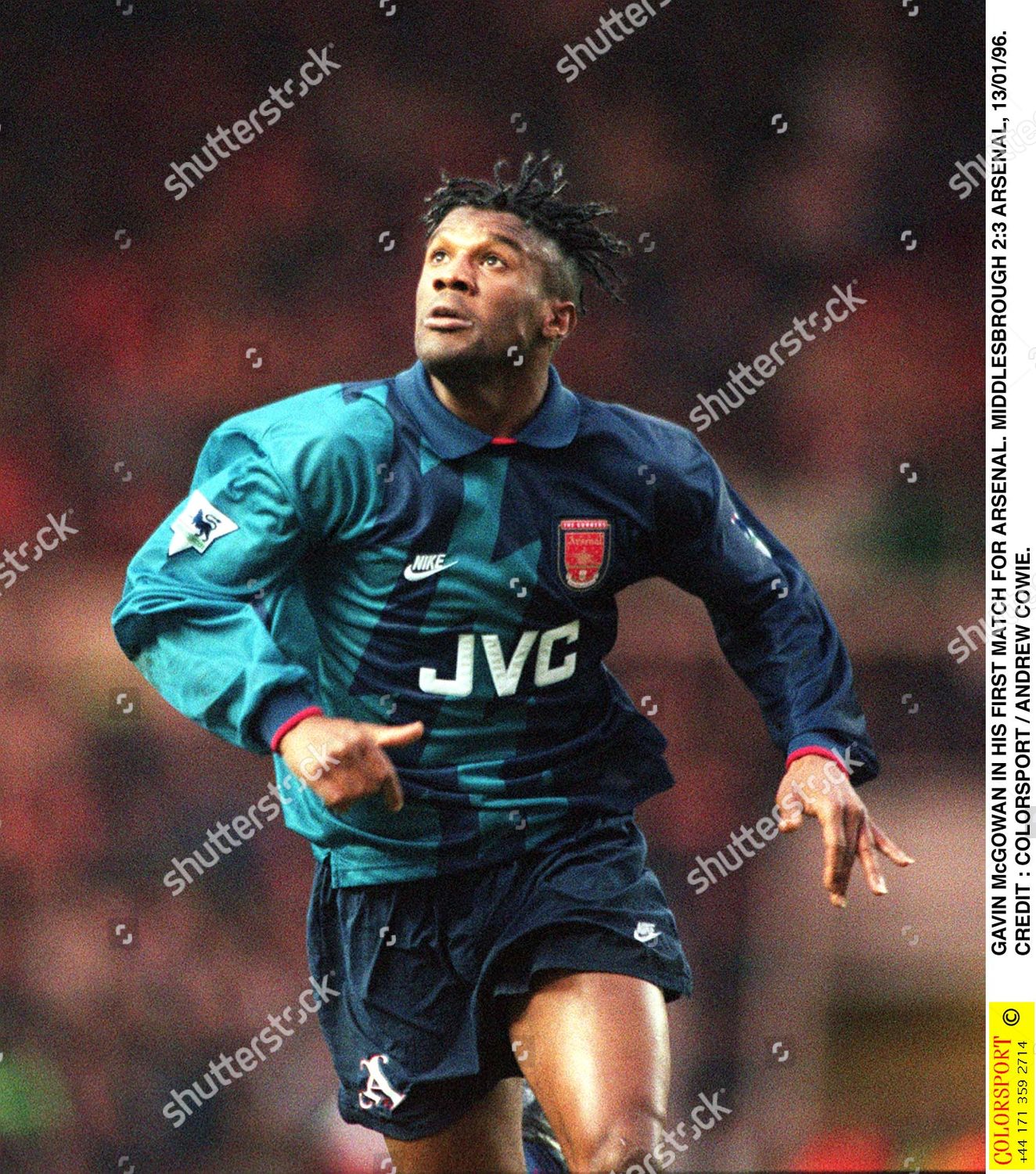 Gavin Mcgowan His First Match Arsenal Editorial Stock Photo - Stock ...