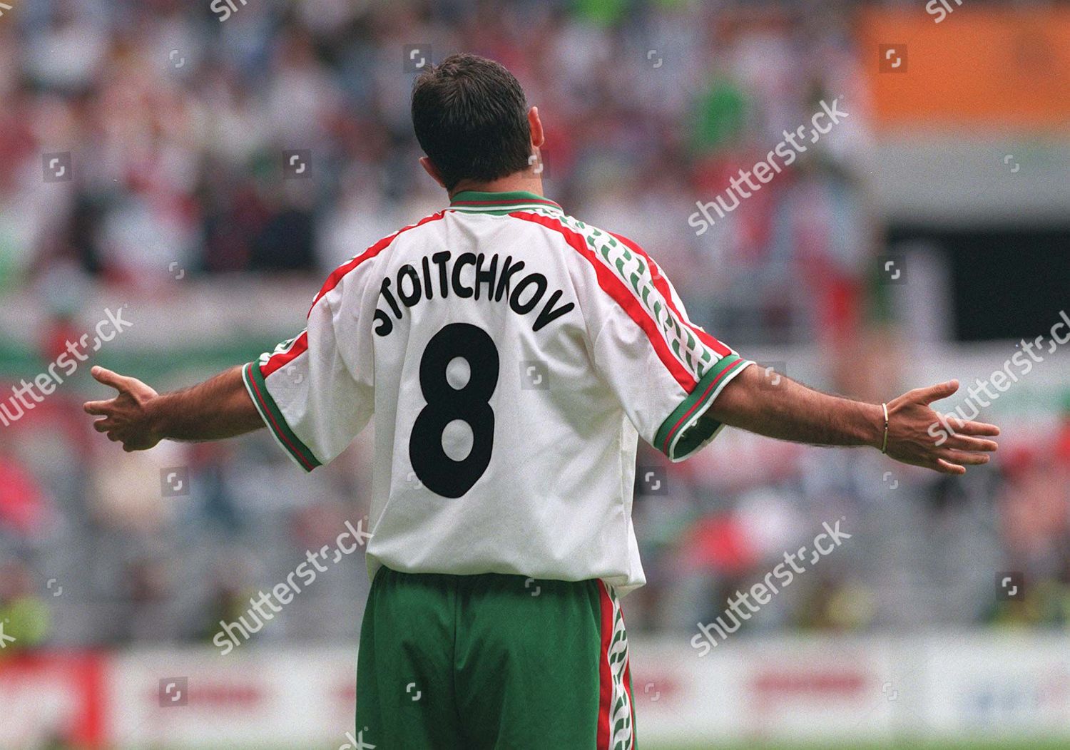 Hristo Stoichkov Bulgaria Euro96 Bulgaria V Editorial Stock Photo ...