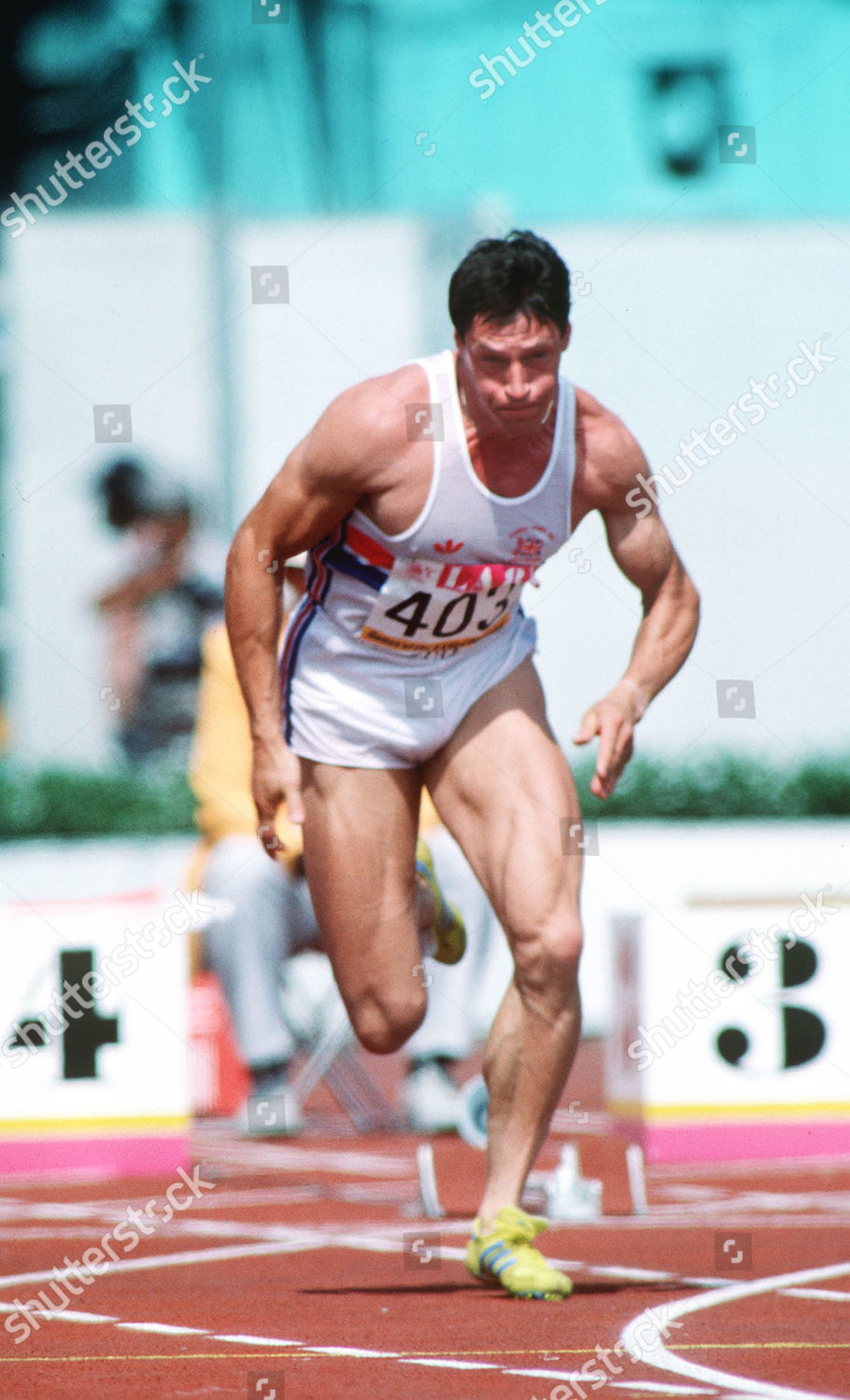 Alan Wells Gbr Mens 100m Heats Editorial Stock Photo - Stock Image ...