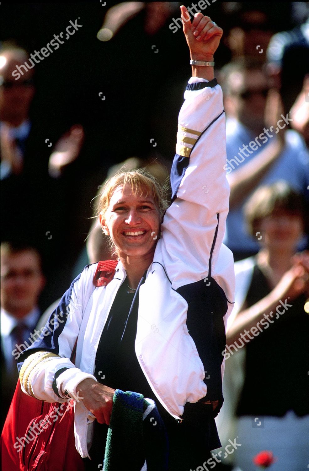 Steffi Graf Germany Celebrates Victory Over Editorial Stock Photo ...