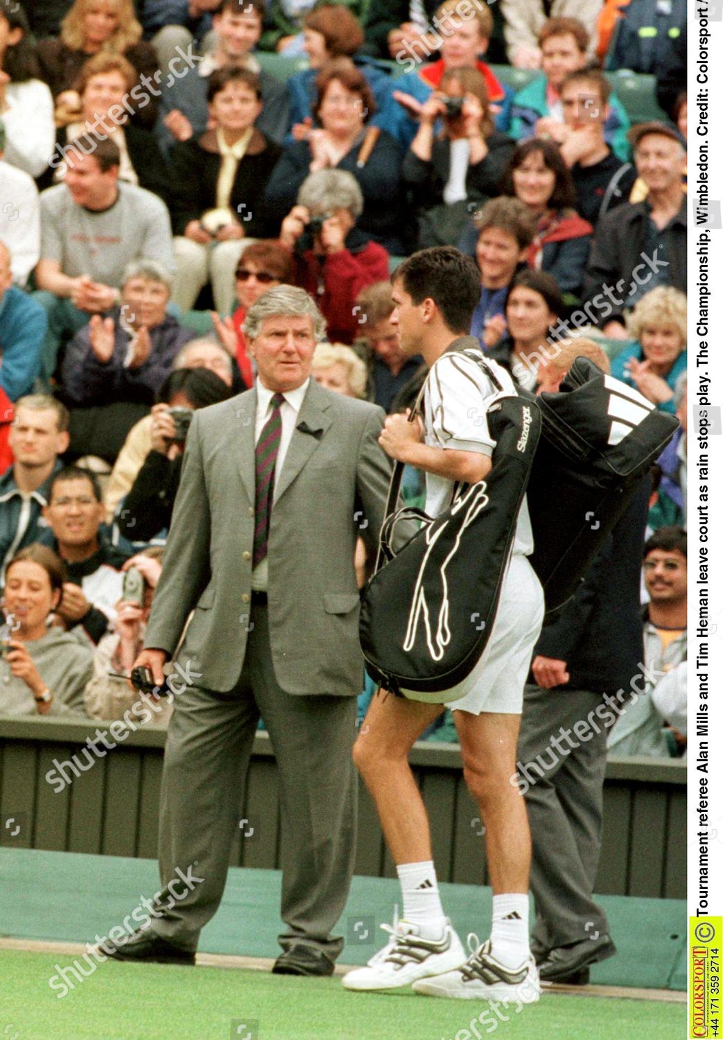 Tournament Referee Alan Mills Tim Heman Editorial Stock Photo - Stock ...