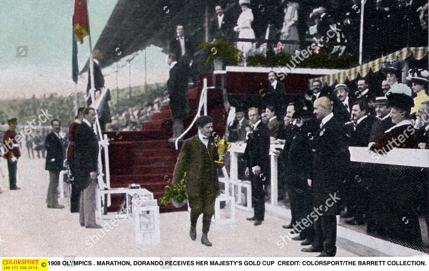 1908 Olympics London Marathon Dorando Pietri Editorial Stock Photo ...