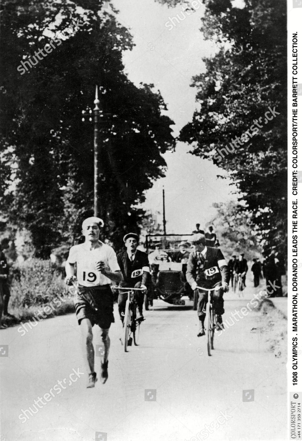 1908 Olympics London Marathon Dorando Pietri Editorial Stock Photo ...