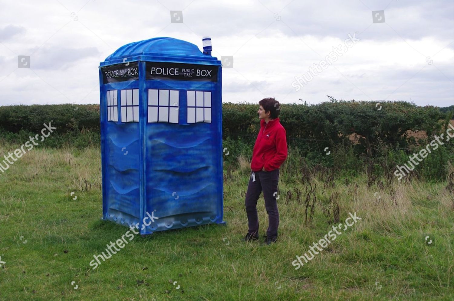 Louise Possegger Tardis Portaloo Editorial Stock Photo - Stock Image ...