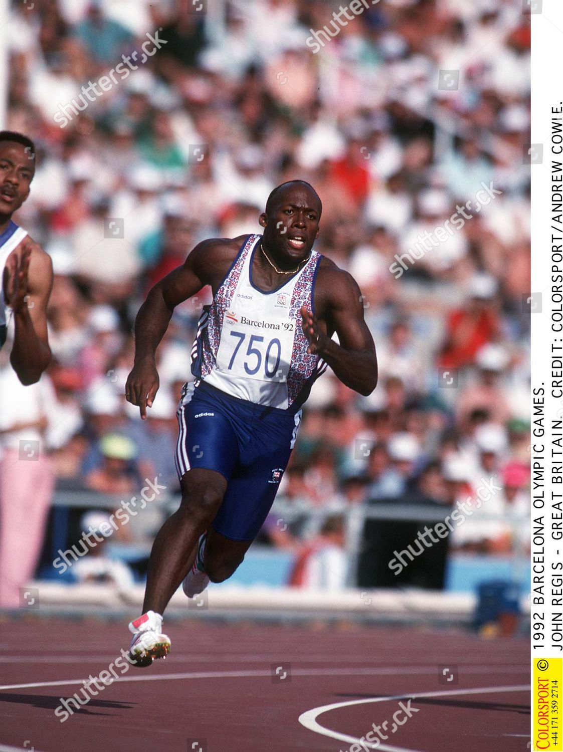 1992 Barcelona Olympic Games John Regis Editorial Stock Photo - Stock ...