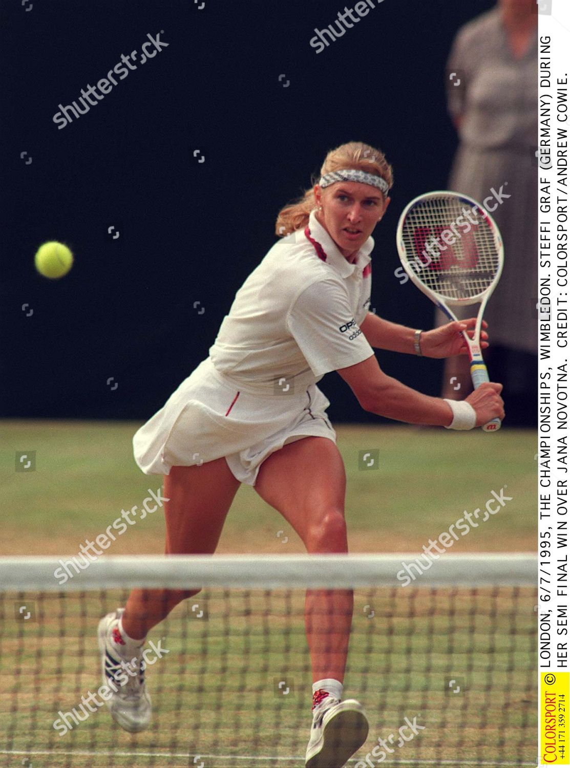 London 671995 Championships Wimbledon Steffi Graf Editorial Stock Photo ...