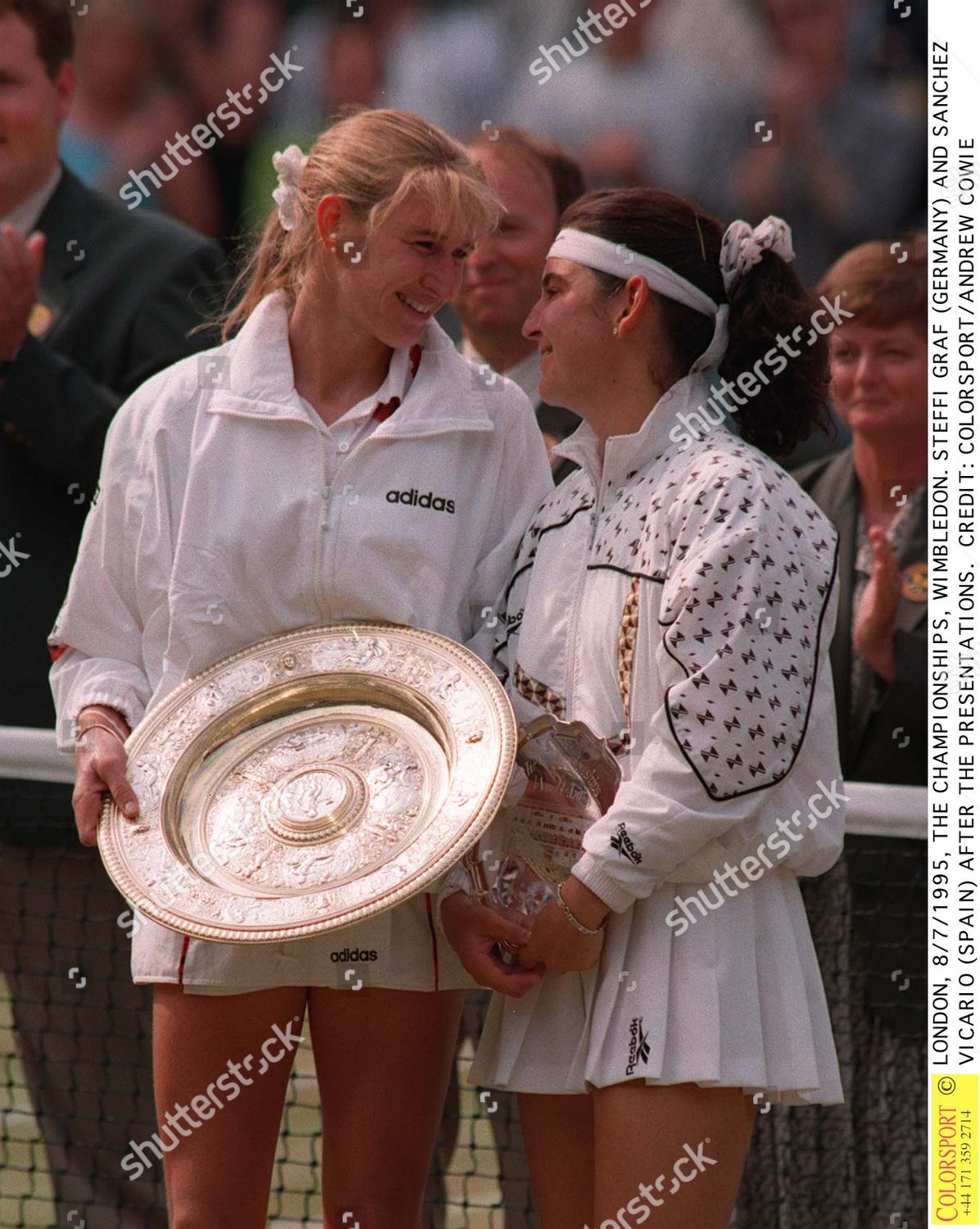 London 871995 Championships Wimbledon Steffi Graf Editorial Stock Photo ...
