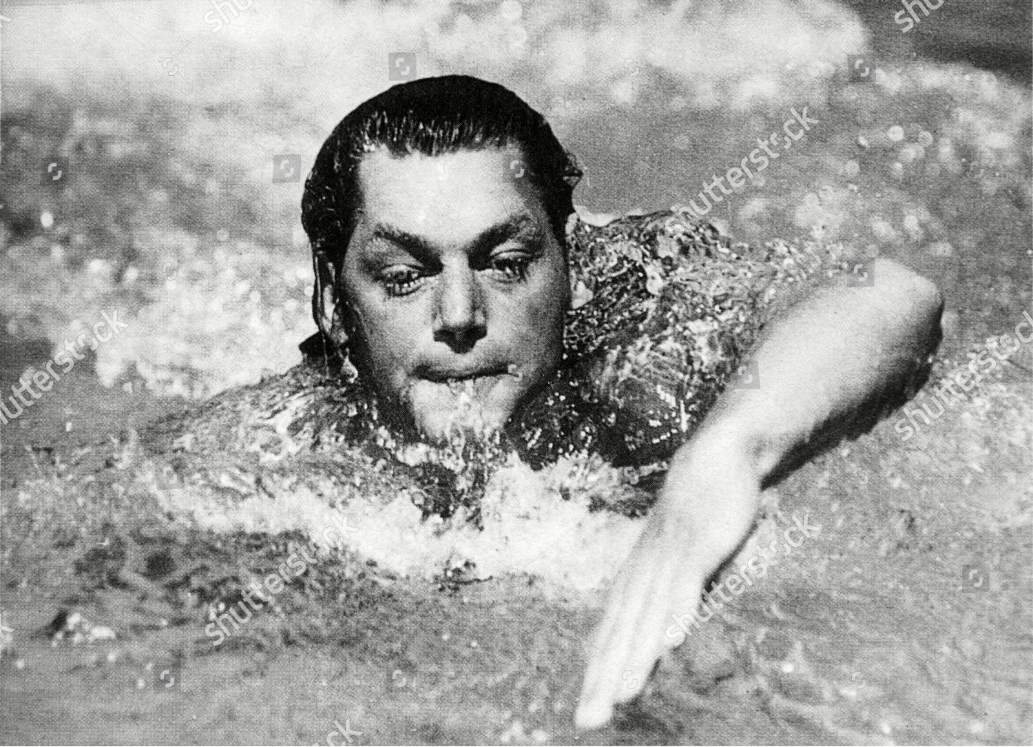 Olympics 1924 Paris Johnny Weissmuller Usa Editorial Stock Photo ...