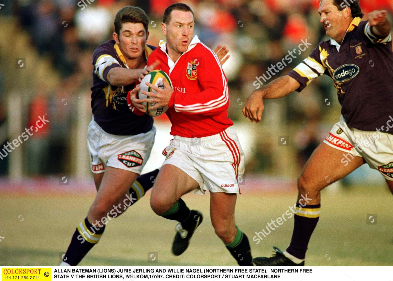 Allan Bateman Lions Jurie Jerling Willie Editorial Stock Photo - Stock ...