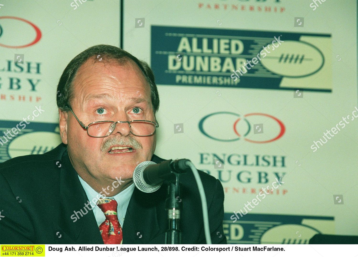 Doug Ash Allied Dunbar League Launch Editorial Stock Photo - Stock ...