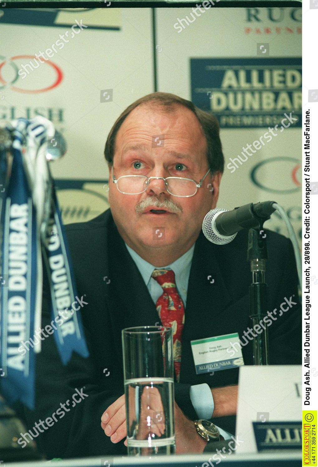 Doug Ash Allied Dunbar League Launch Editorial Stock Photo - Stock ...