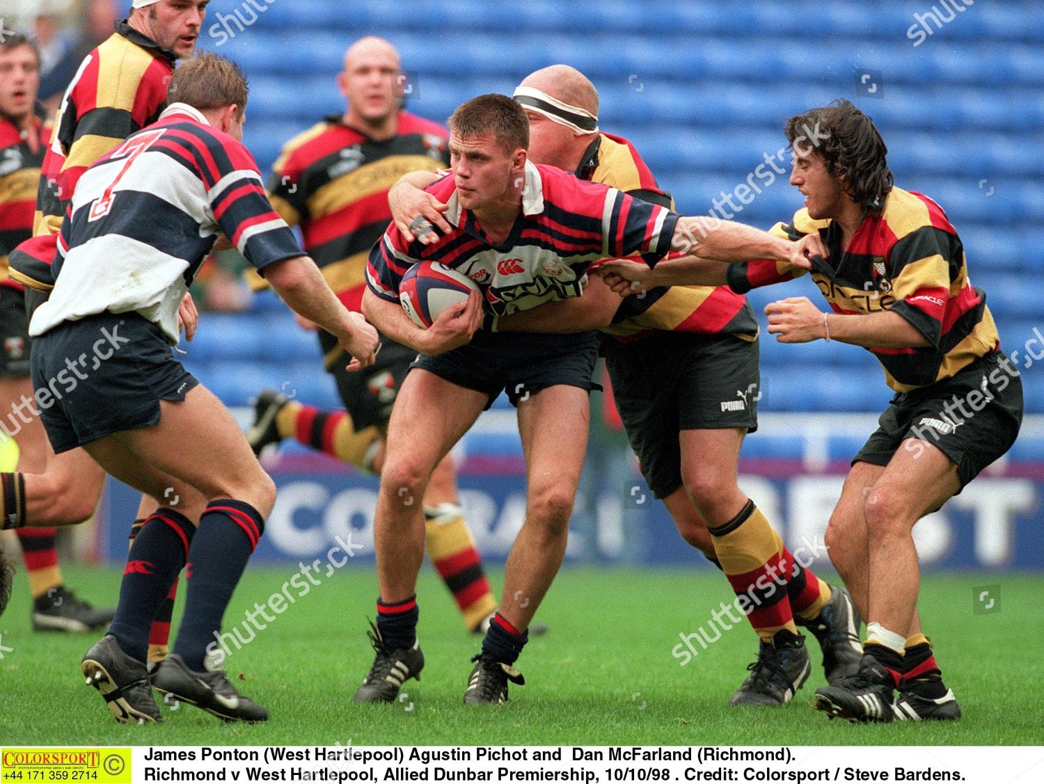James Ponton West Hartlepool Agustin Pichot Editorial Stock Photo ...