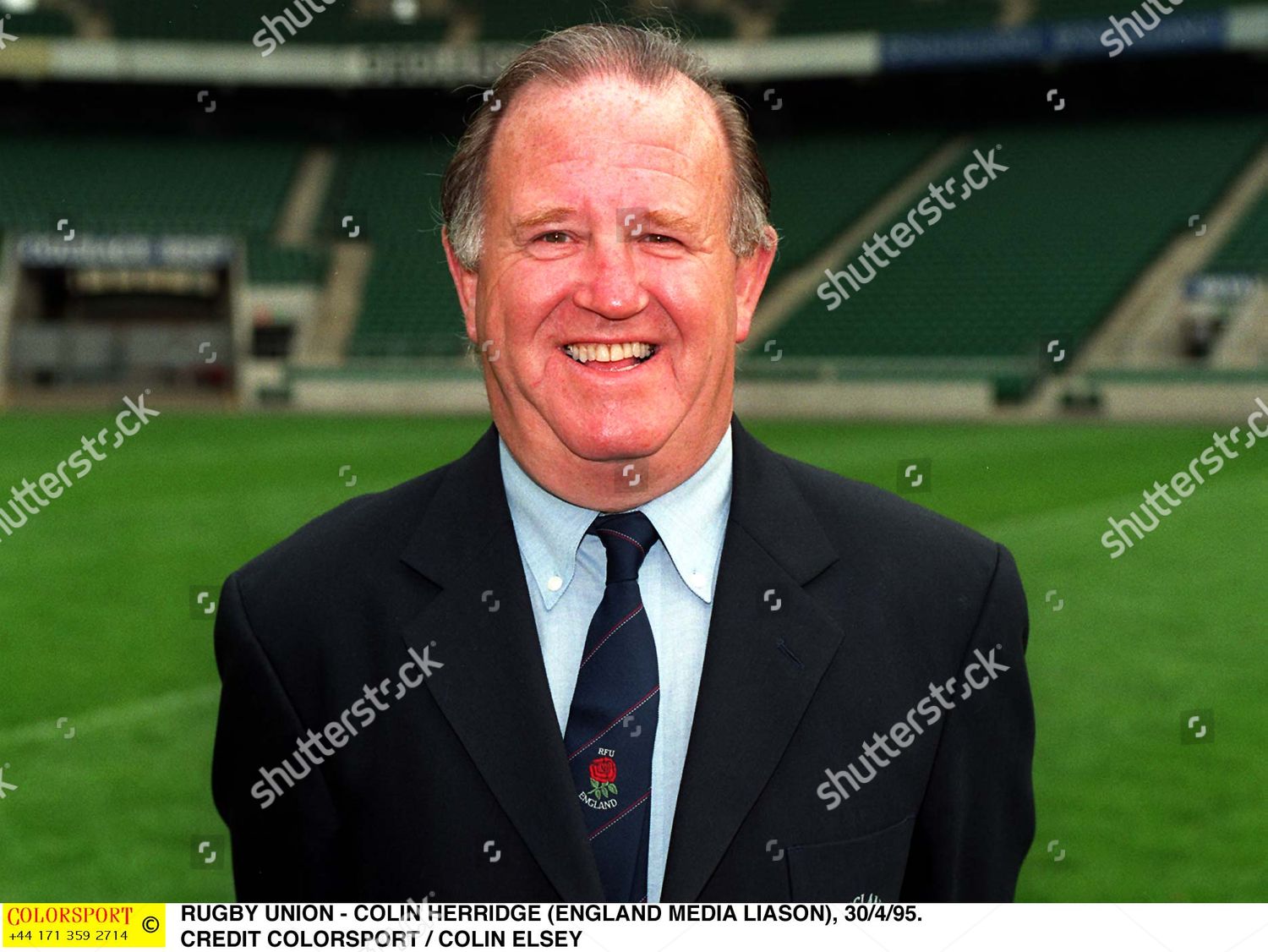 Rugby Union Colin Herridge England Media Editorial Stock Photo - Stock ...