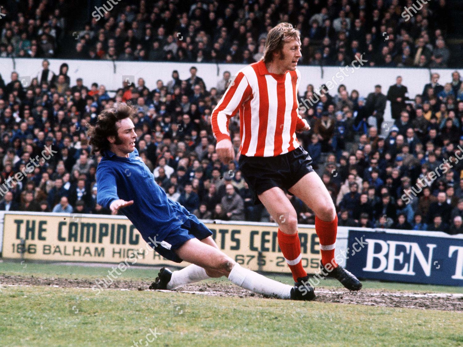Mike Brolly Chelsea Slides Ball Past Editorial Stock Photo - Stock ...