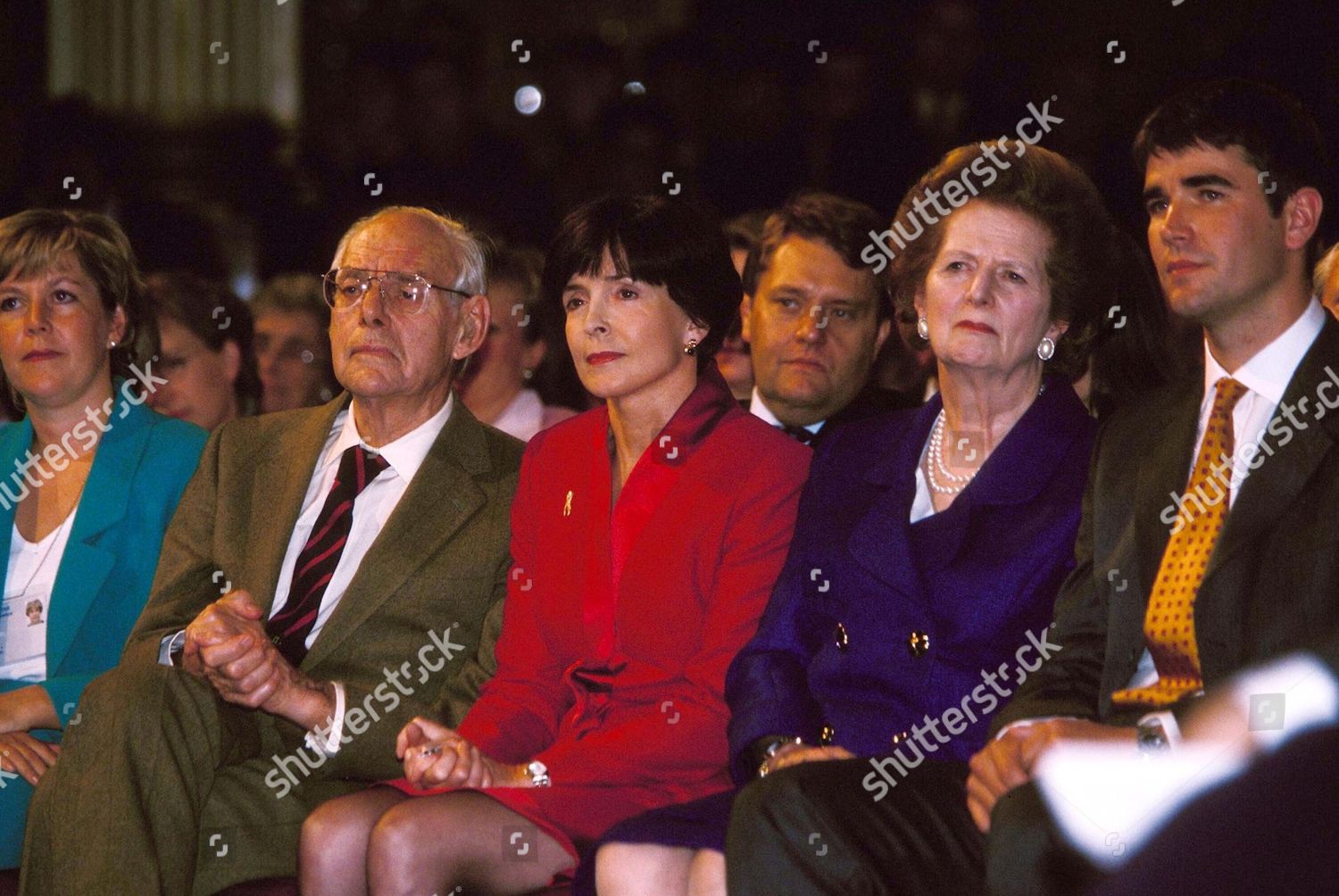 Denis Thatcher Mary Archer Margaret Thatcher Editorial Stock Photo ...