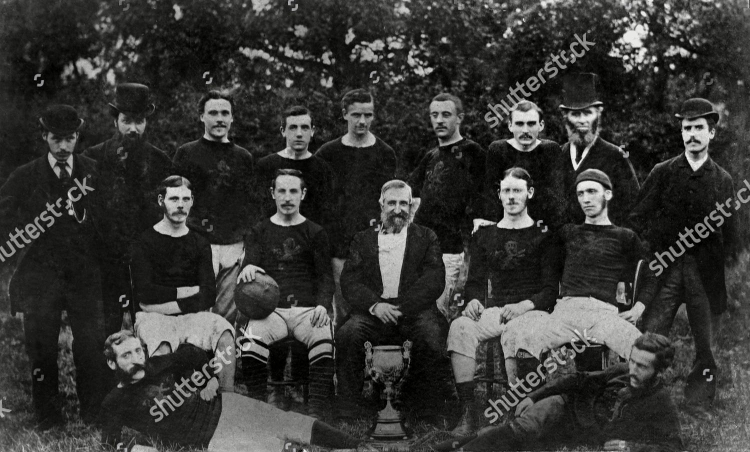 Football 1880 Team Group Aston Villa Editorial Stock Photo - Stock ...