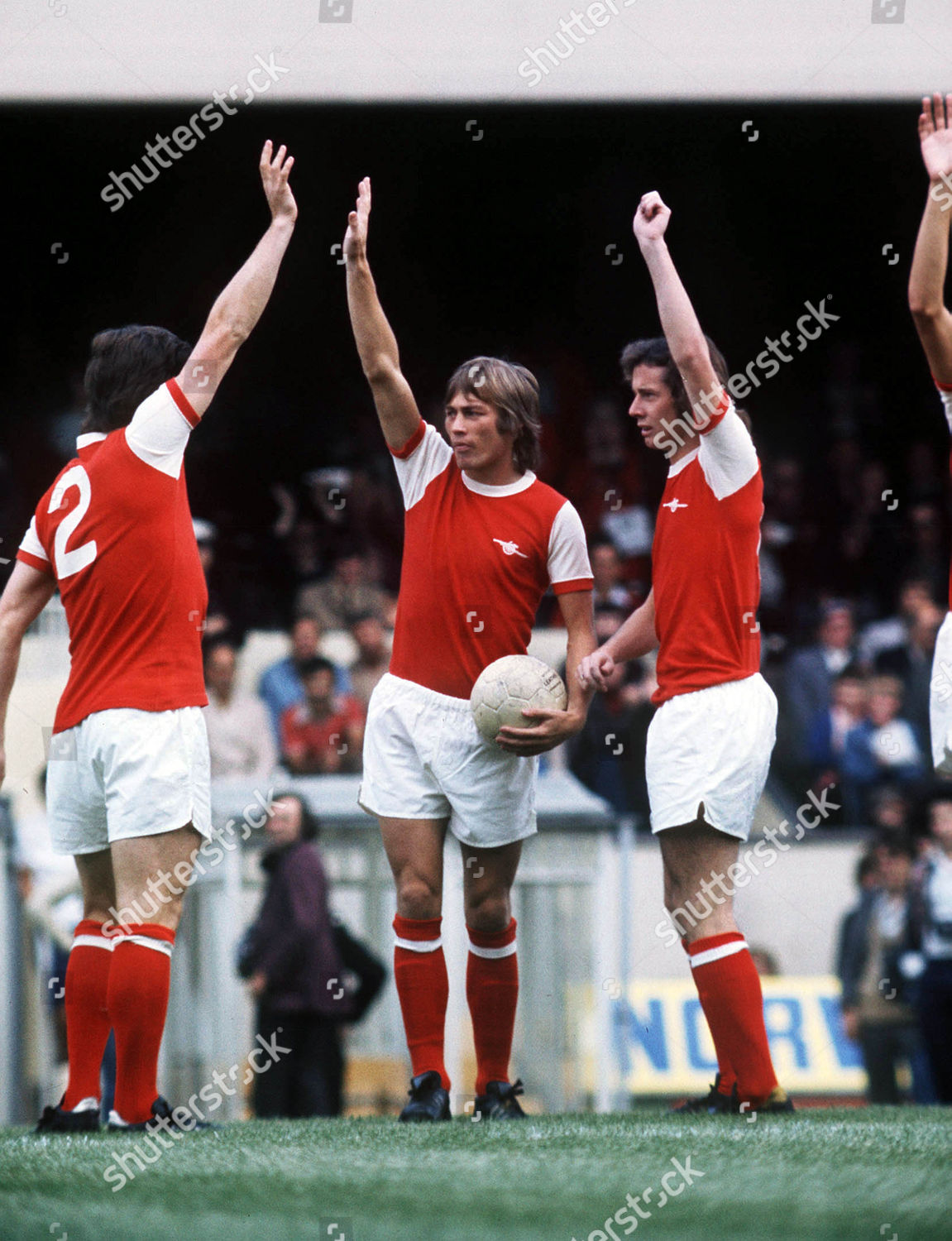 Alex Cropley Liam Brady Arsenal Salute Editorial Stock Photo - Stock ...