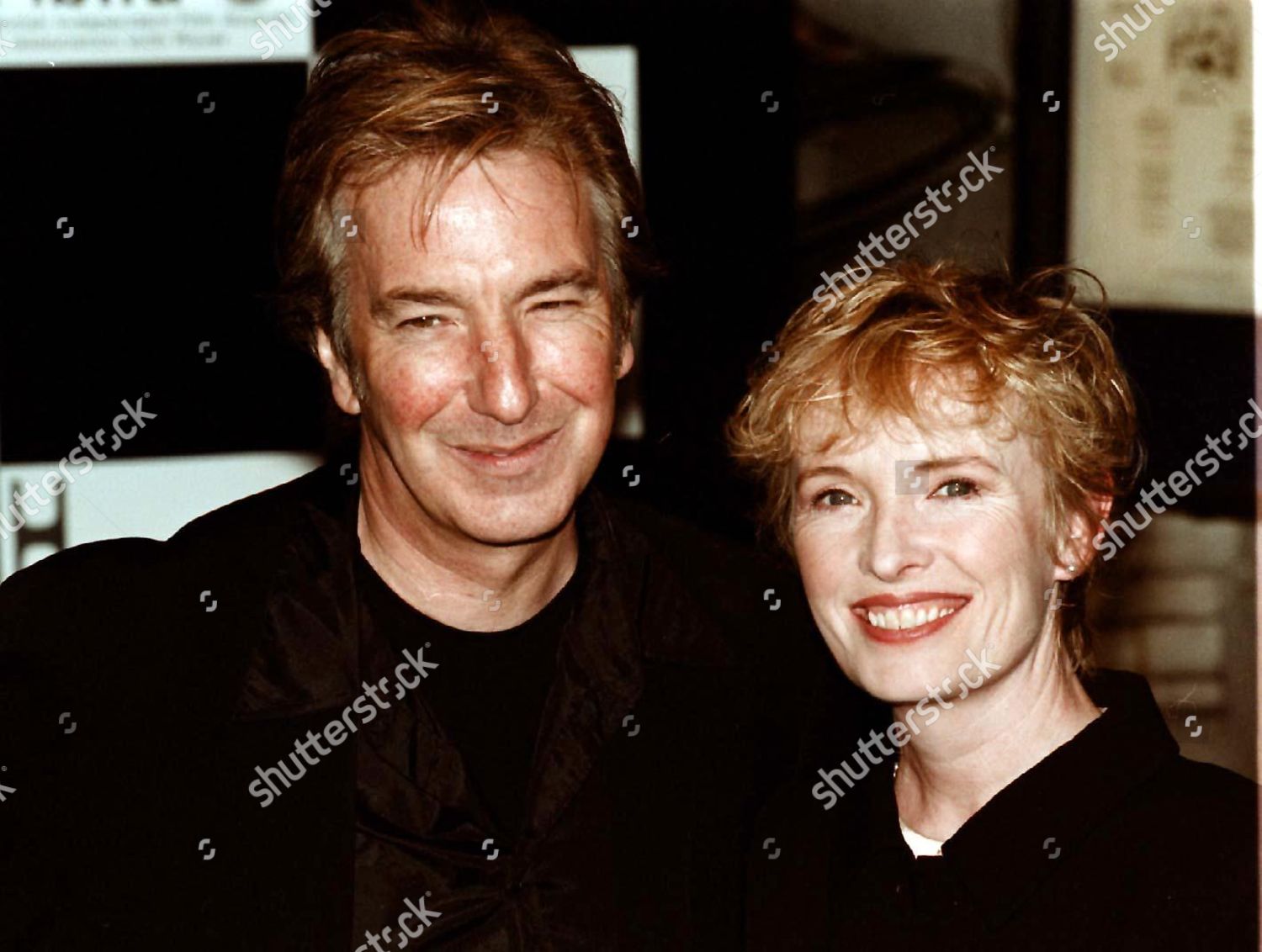 Alan Rickman Lindsay Duncan Arriving Bifa Editorial Stock Photo - Stock Image | Shutterstock
