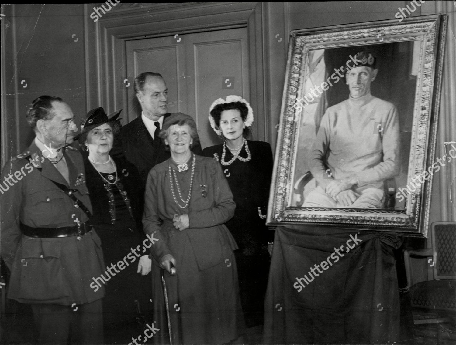 Lady Montgomery Mother General Montgomery Painting Editorial Stock ...