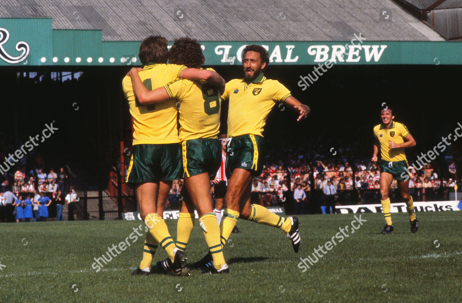Martin Chivers Norwich Celebrates Their Goal Editorial Stock Photo ...