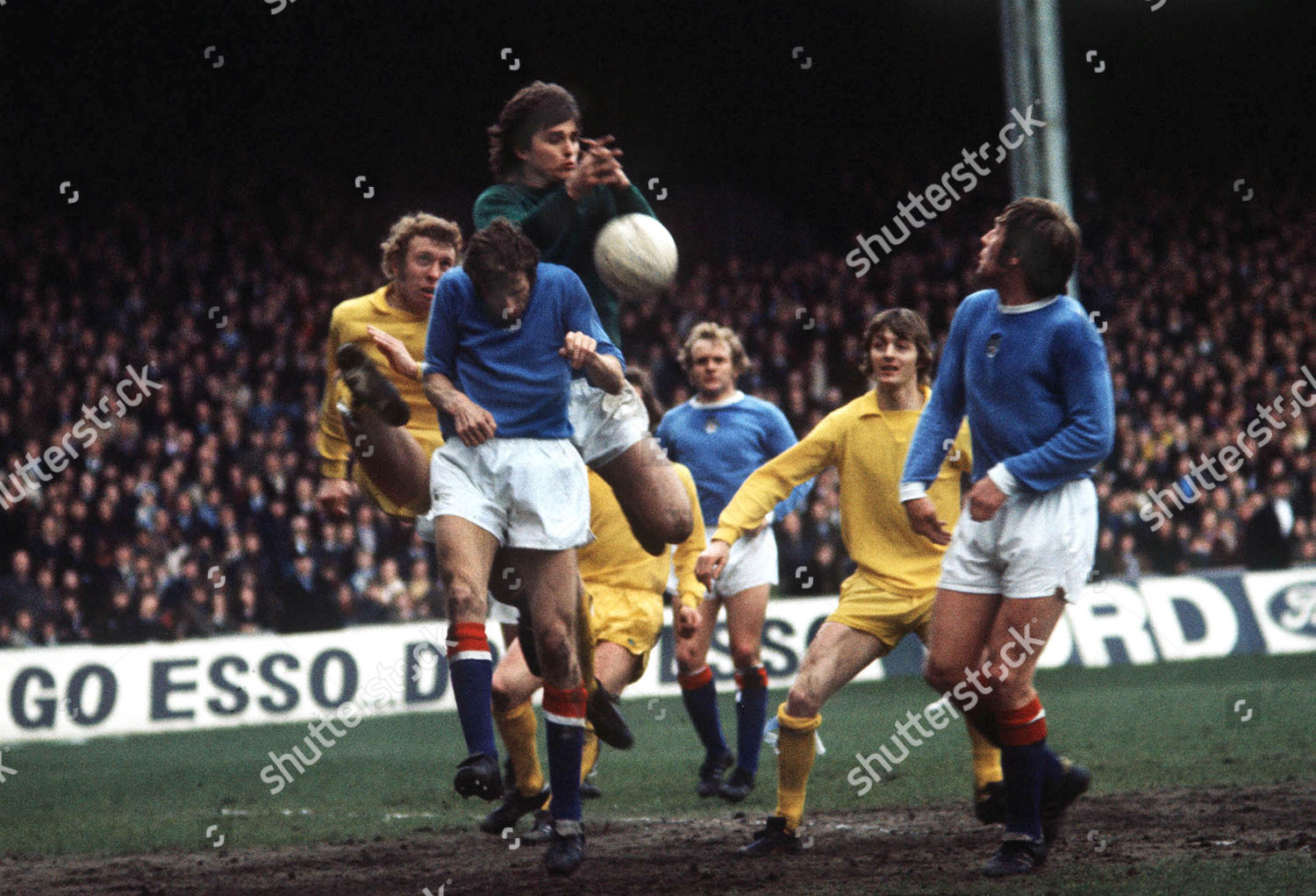 Ron Healey Manchester City Goalkeeper Tony Editorial Stock Photo ...