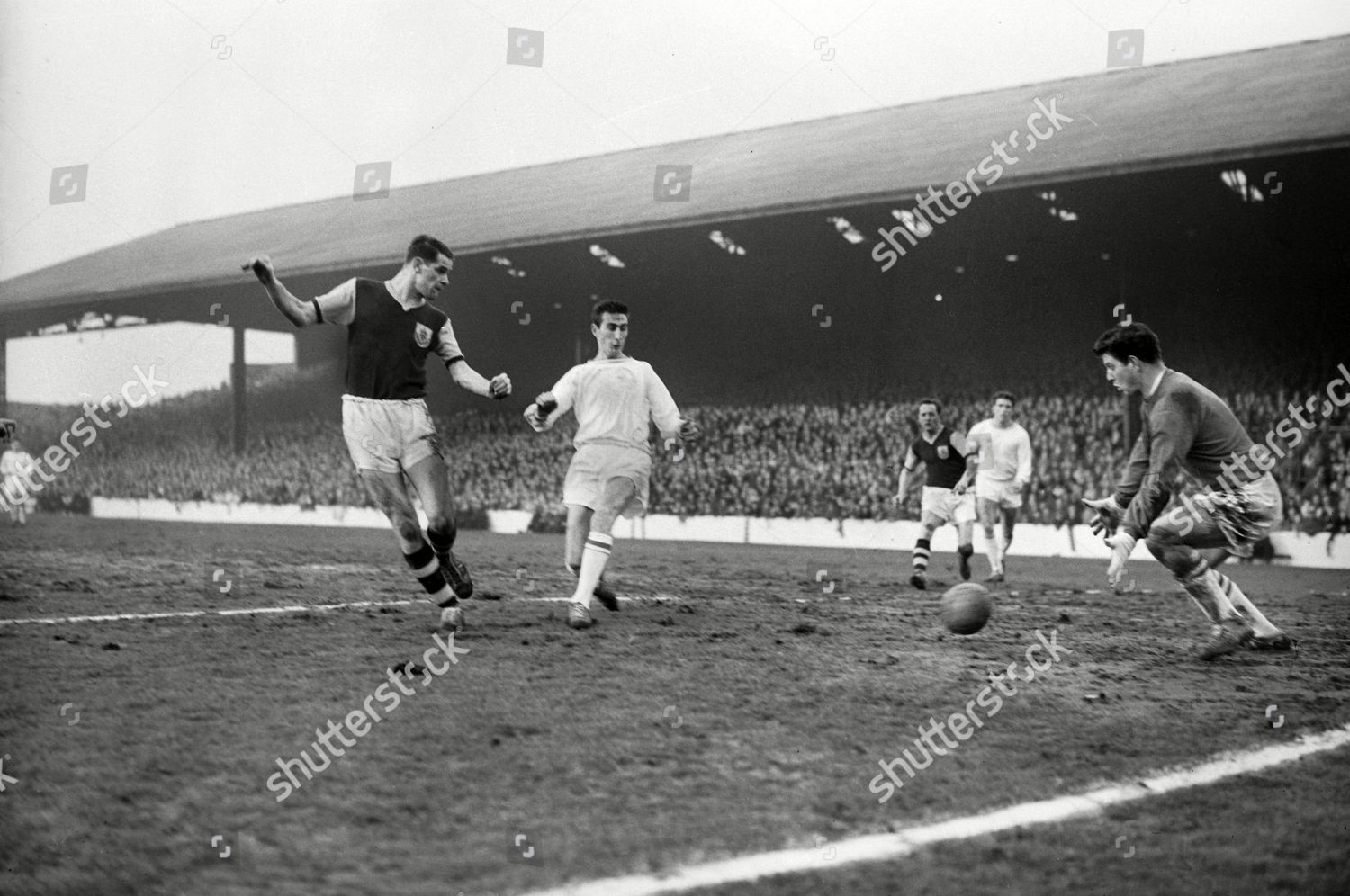 Football Jimmy Robson Burnley Left Peter Editorial Stock Photo - Stock ...