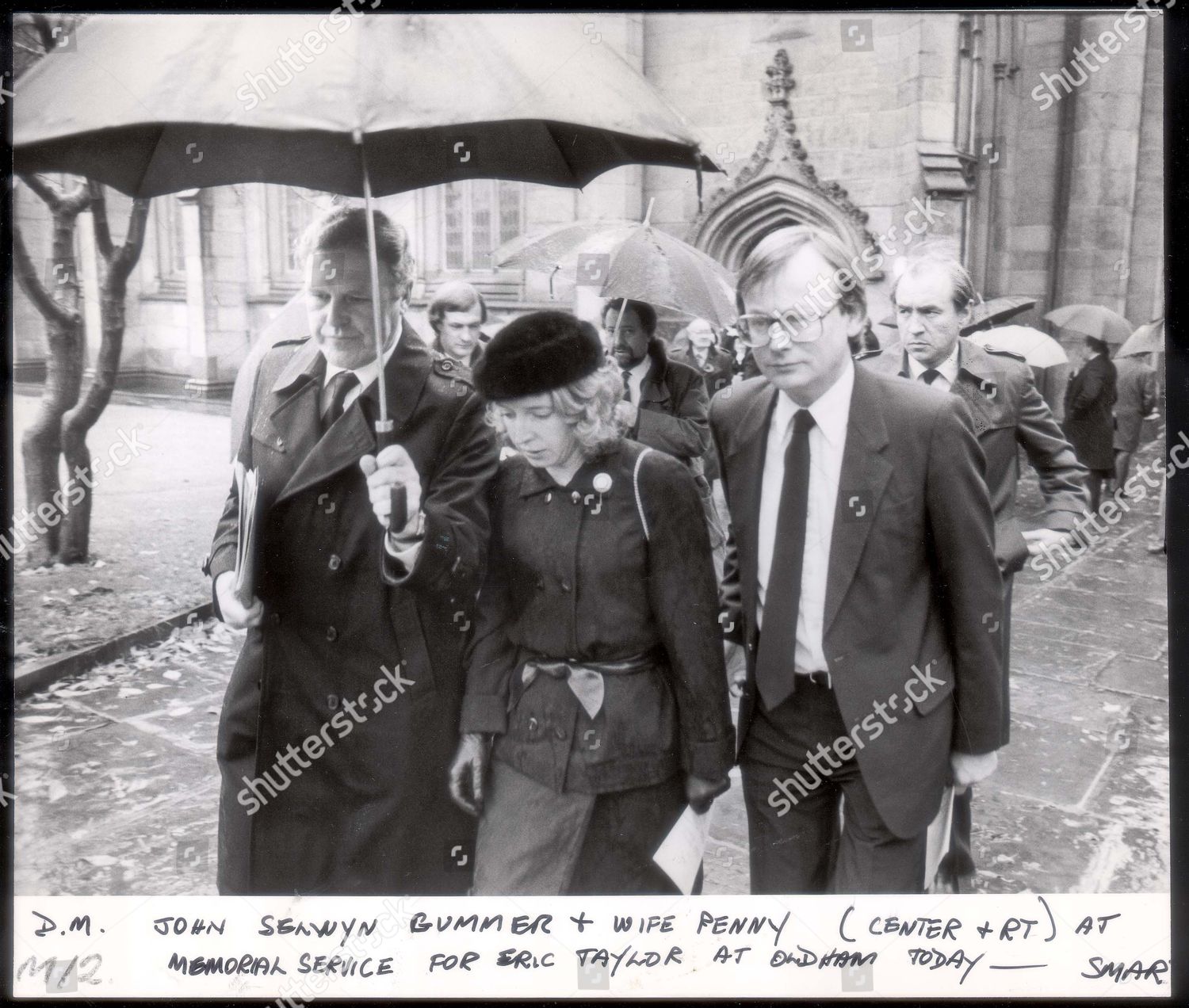 JOHN SELWYN GUMMER WIFE PENNY CENTRE Editorial Stock Photo - Stock ...