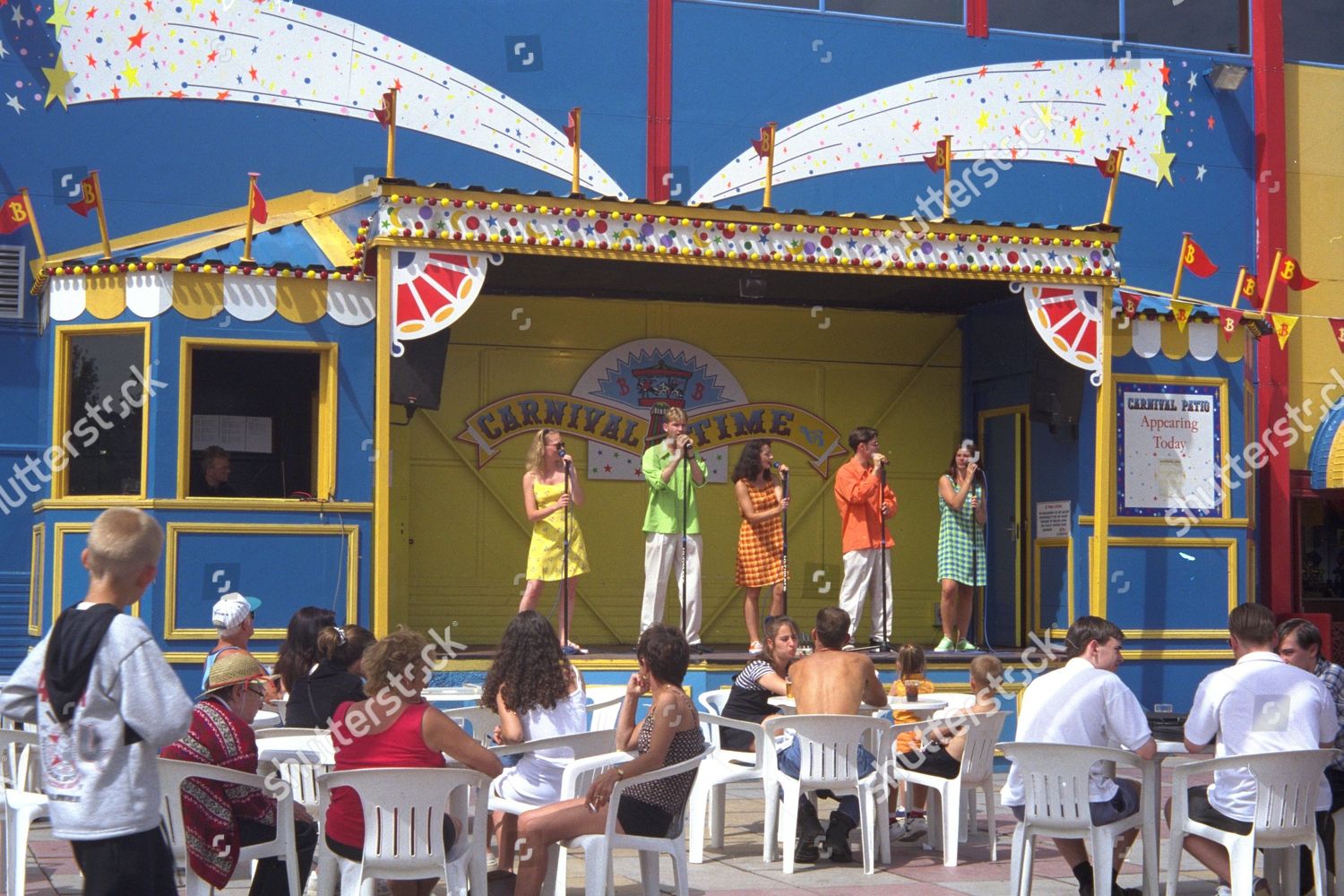 Singers On Stage Butlins Somerwest World Editorial Stock Photo - Stock ...