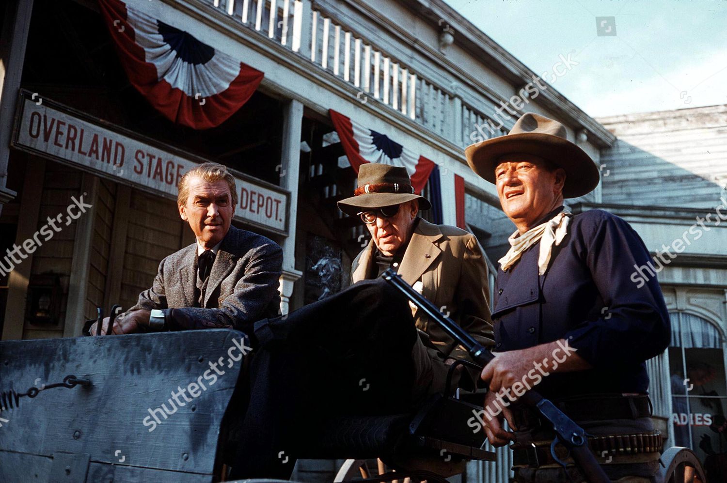 John Wayne James Stewart Director John Editorial Stock Photo - Stock ...