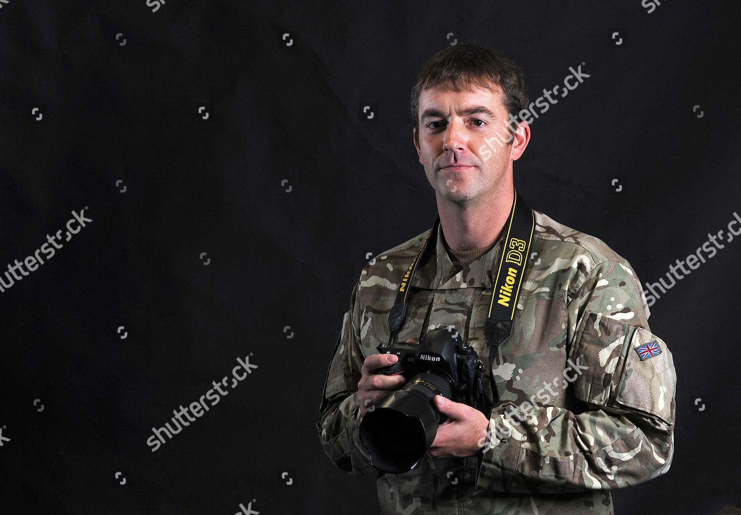 Army Photographer Cpl Jamie Peters Rlc Editorial Stock Photo - Stock ...