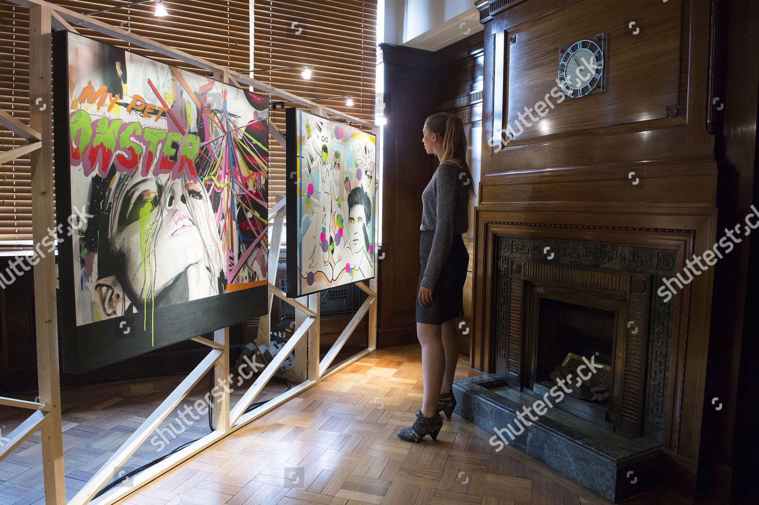 Paintings By Stuart Semple Editorial Stock Photo - Stock Image ...