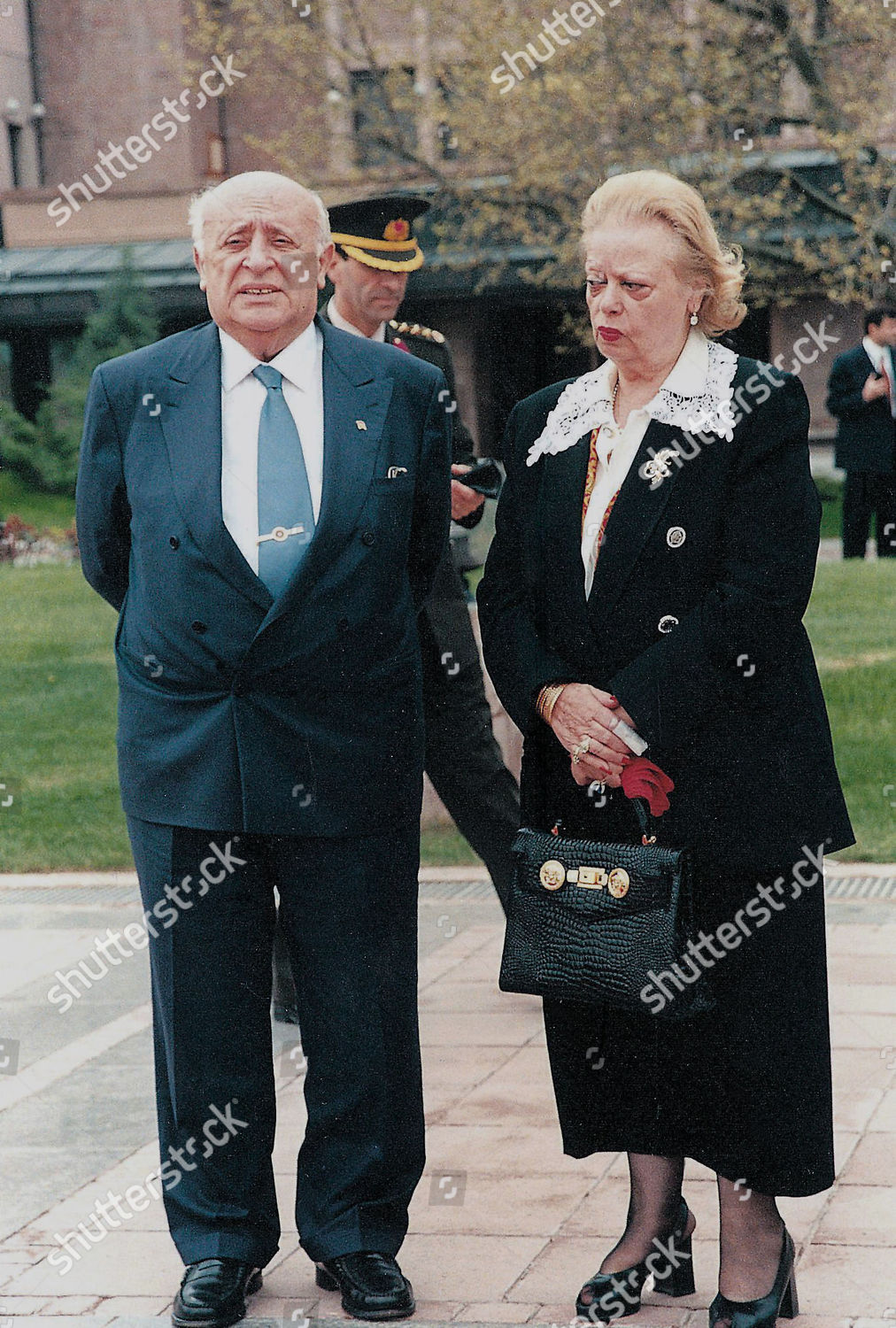 Suleyman Demirel His Wife Nazmiye Demirel Editorial Stock Photo - Stock ...