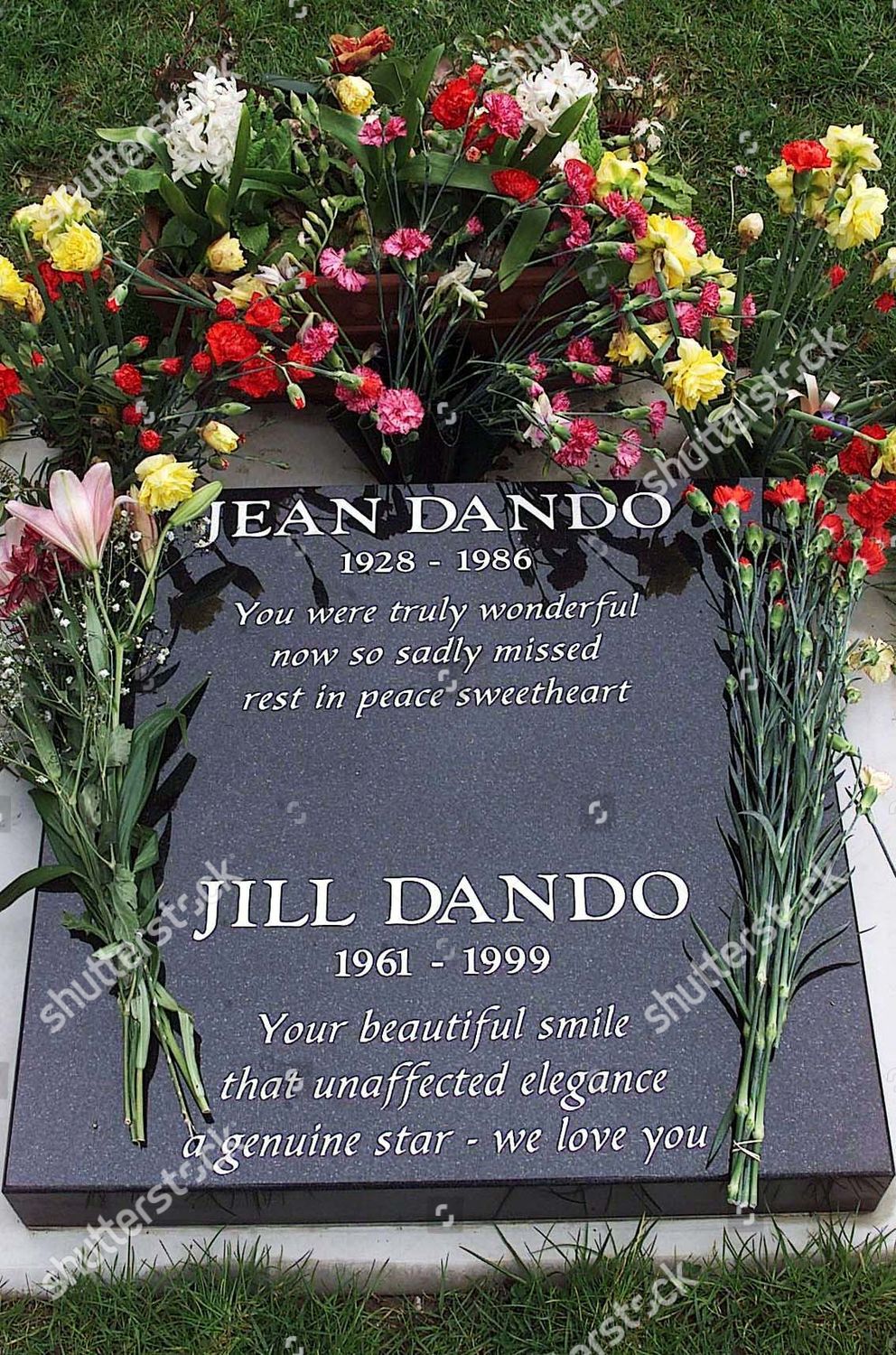 Jill Dandos Gravestone Editorial Stock Photo - Stock Image | Shutterstock