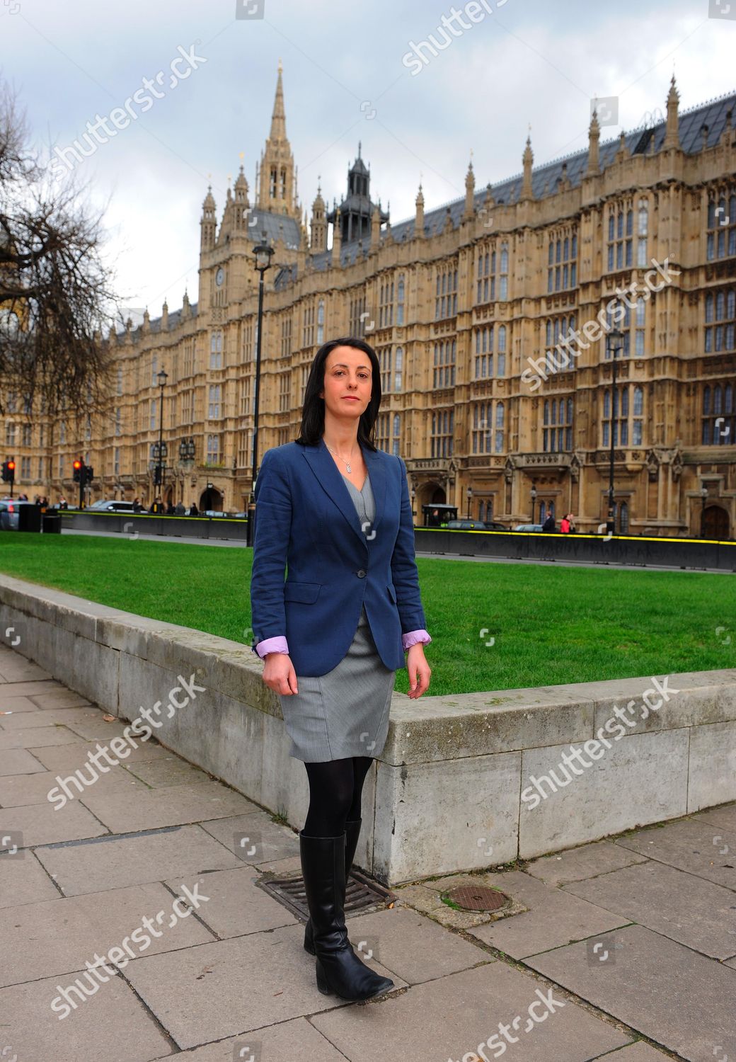 Itv Correspondent Lucy Manning Westminster Day - Foto de stock de contenido editorial: imagen de ...