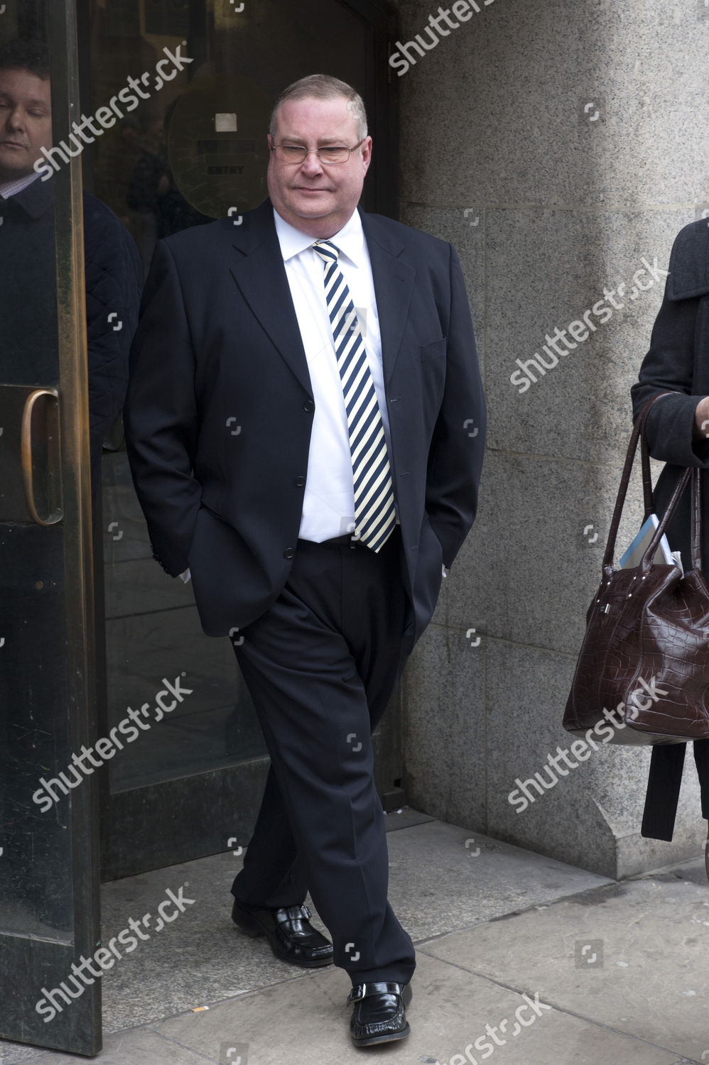 Defendant Gerry Vian Outside Old Bailey Editorial Stock Photo - Stock ...