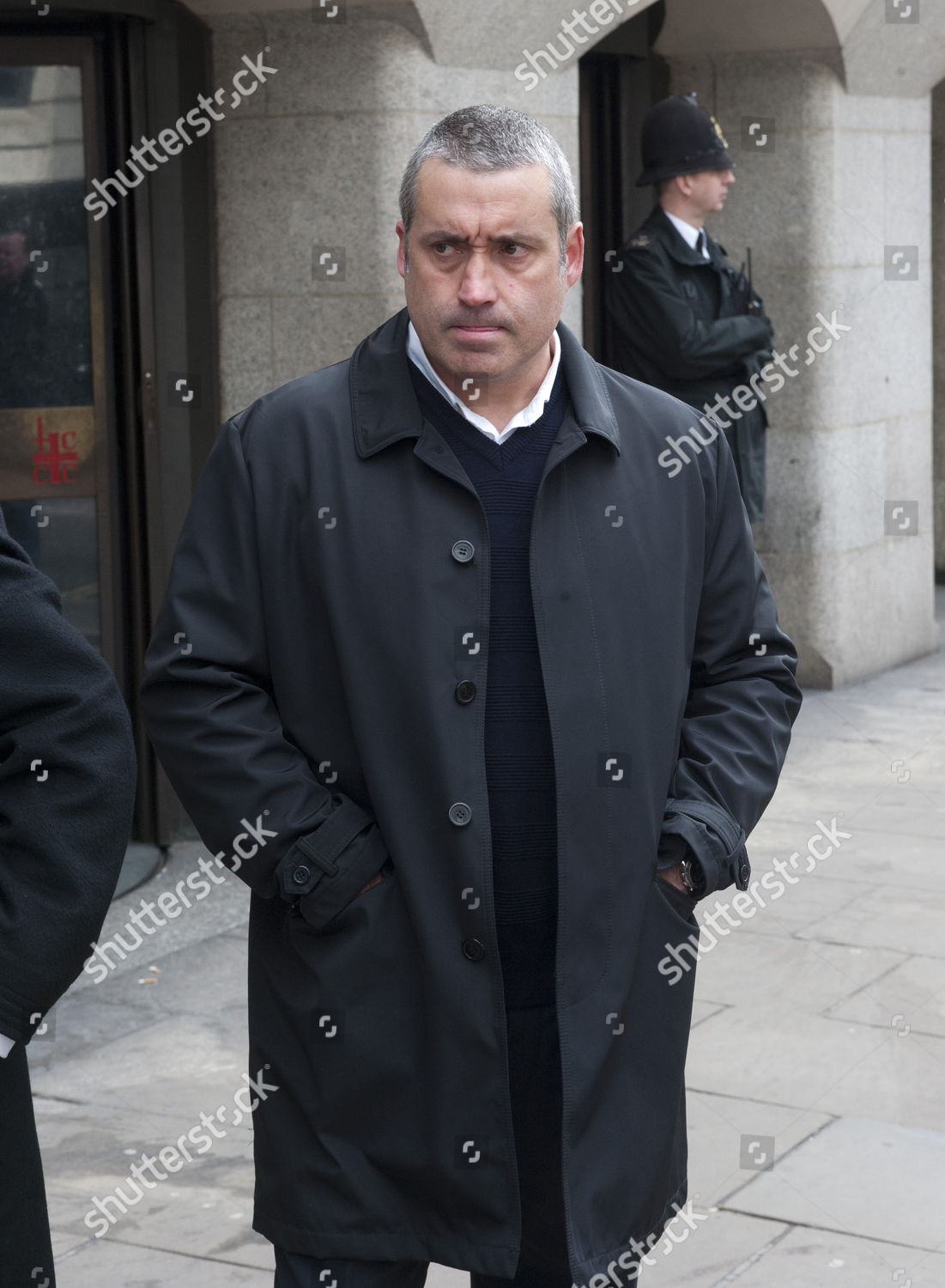 Defendant Glenn Vian Outside Old Bailey Editorial Stock Photo - Stock ...