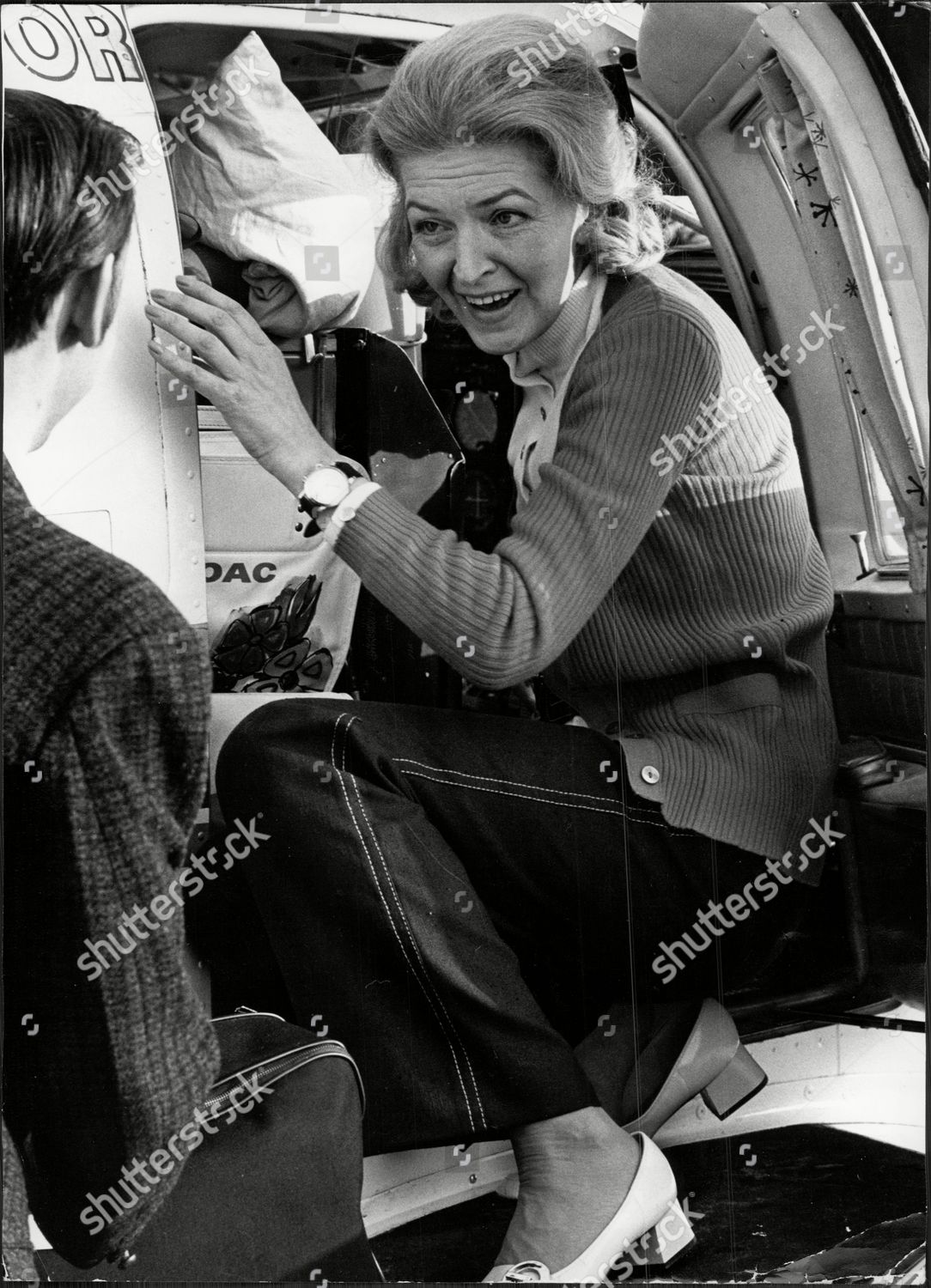 Actress Aviator Sheila Scott Heathrow Before Editorial Stock Photo ...