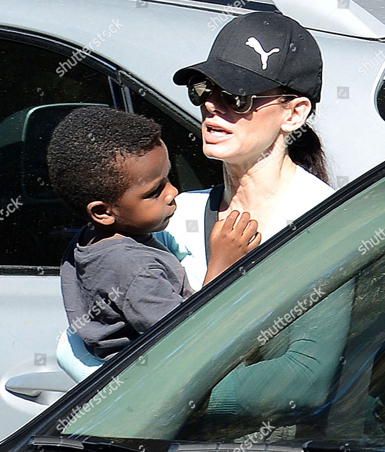 Sandra Bullock Son Louis Bardo Bullock Editorial Stock Photo - Stock ...