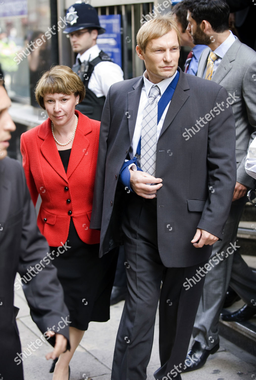 Pc Simon Harwood His Wife Helen Editorial Stock Photo - Stock Image ...