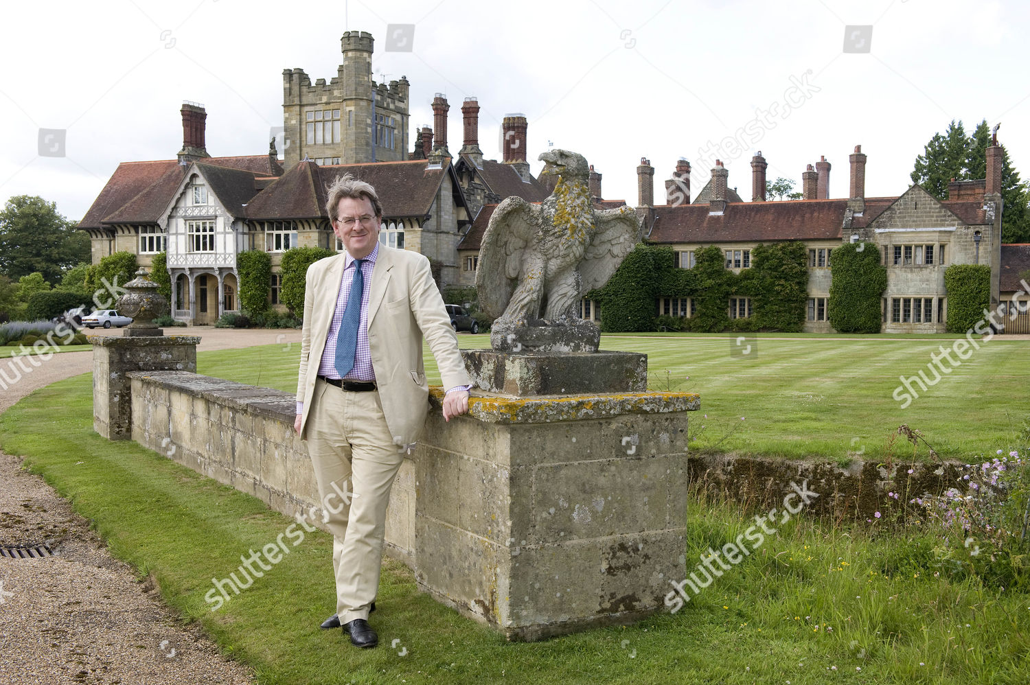 Mail Journalist Robert Hardman Visits Cowdray Editorial Stock Photo ...