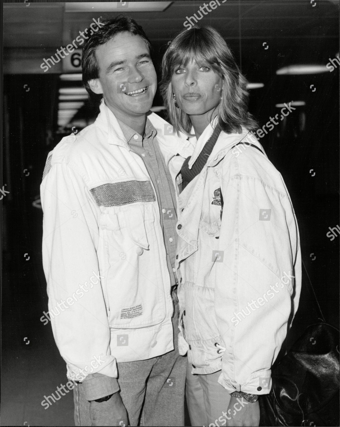 Motorcycle Racer Barry Sheene Wife Stephanie Editorial Stock Photo ...