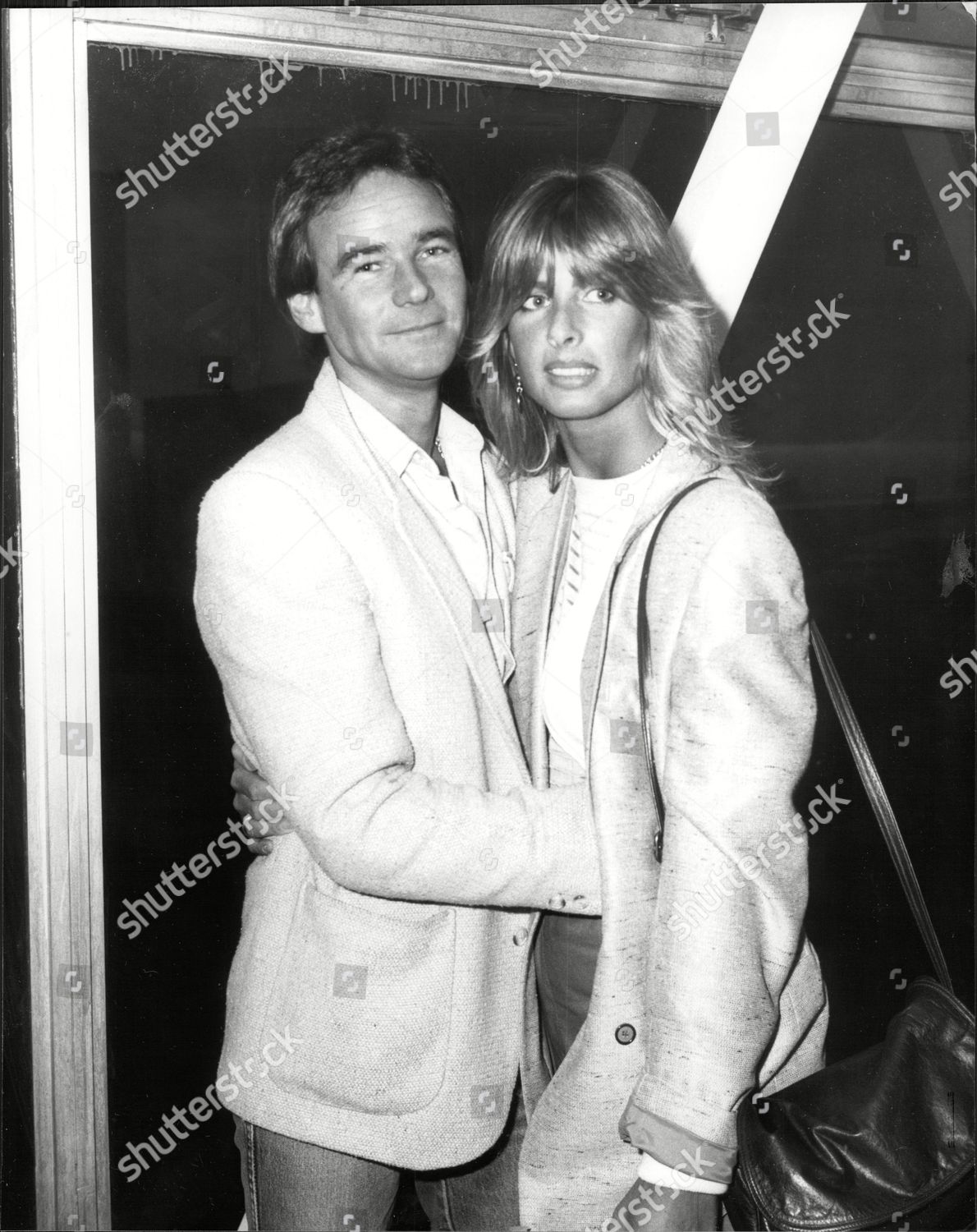 Motorcycle Racer Barry Sheene Girlfriend Later Redaktionelles Stockfoto ...