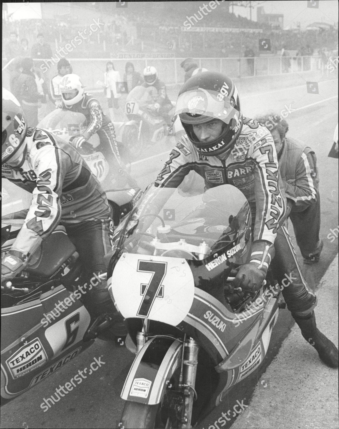 Motorcycle Racer Barry Sheene Evening News Editorial Stock Photo ...
