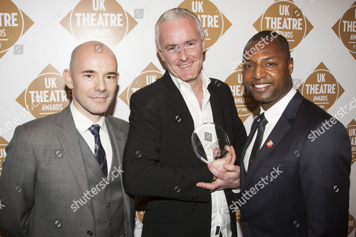 Daniel Evans Tim Firth Accept Award Editorial Stock Photo - Stock Image ...