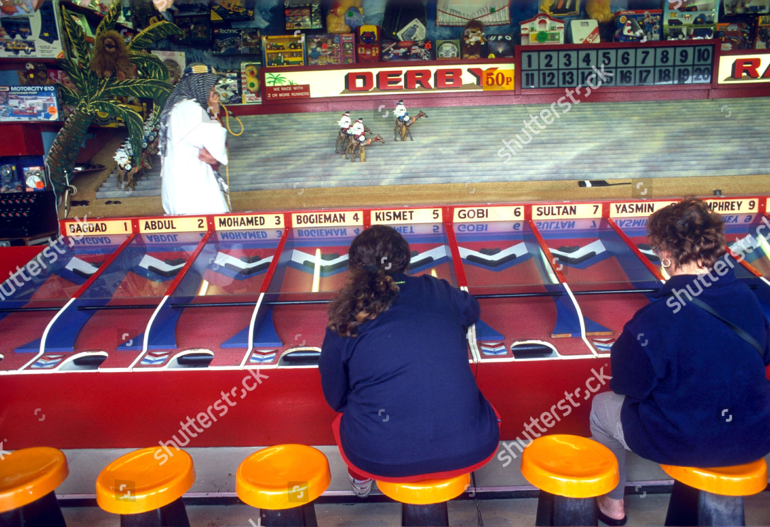 Camel Racing Game Seaside Fun Fair Editorial Stock Photo - Stock Image ...