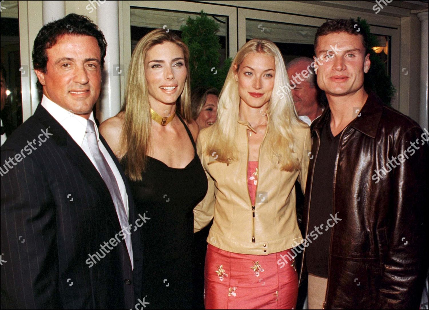 Sylvester Stallone Jennifer Flavin David Coulthard Editorial Stock ...